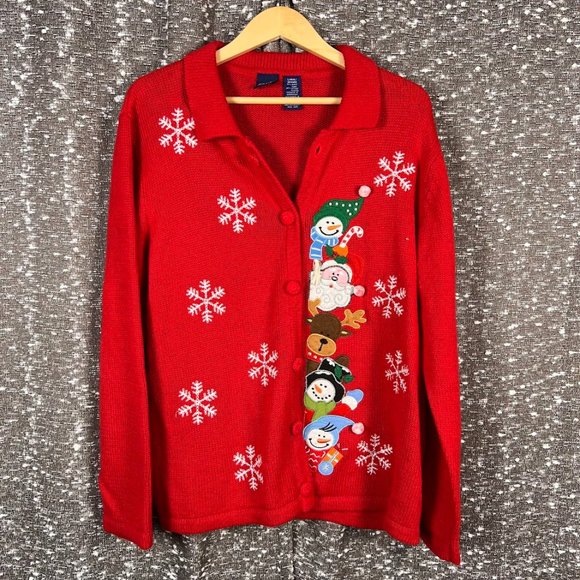 Basic Editions | Sweaters | Basic Edition Holiday Vintage Christmas ...